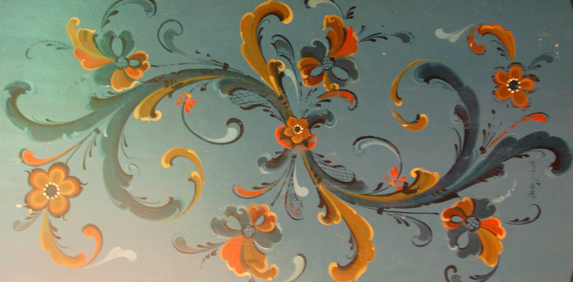 Weekly Photo Challenge: Rosemaling – The Human Rights Warrior